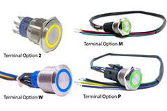 Interruttori antivandalismo serie ULV4/7/8 - E-Switch | DigiKey